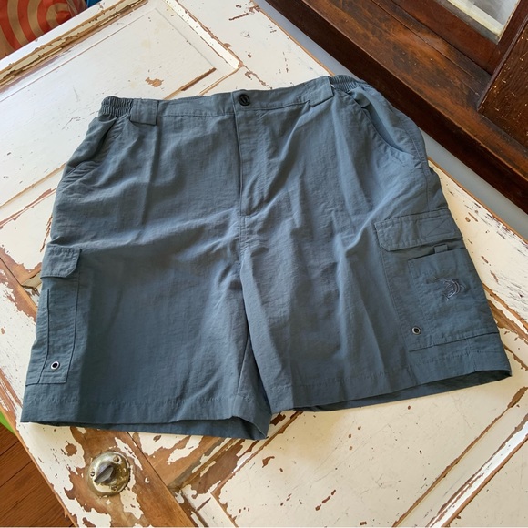 Reel Legends | Shorts | Reel Legends Shorts Gray Marlin Fish Shorts ...